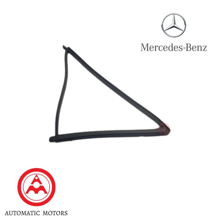Original Mercedes Benz Rear Quarter Window Glass Rubber Right Side W124 ...