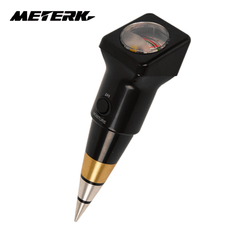 Meterk เครื่องมือทดสอบความชื้นในดินเครื่องวัดค่า PH ของดินสำหรับความ ...