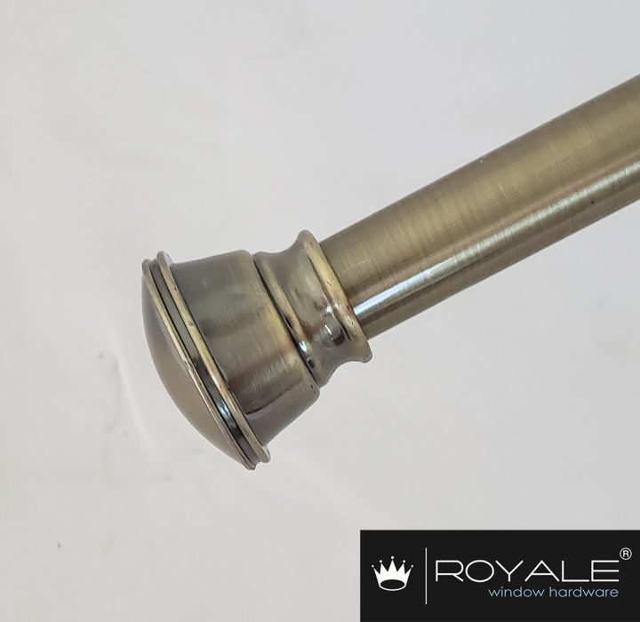 CURTAIN ROYALE PREMIUM ROD ANTIQUE FINISH 19mm (0.75 ) 49 -85 ext ...