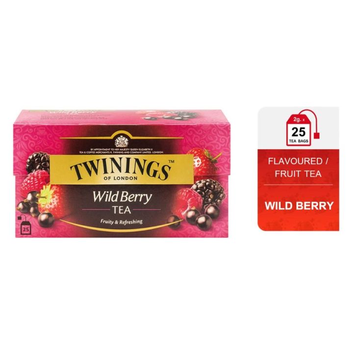 Twinings Wild Berry Fruit Tea 2g x 25 | Lazada PH