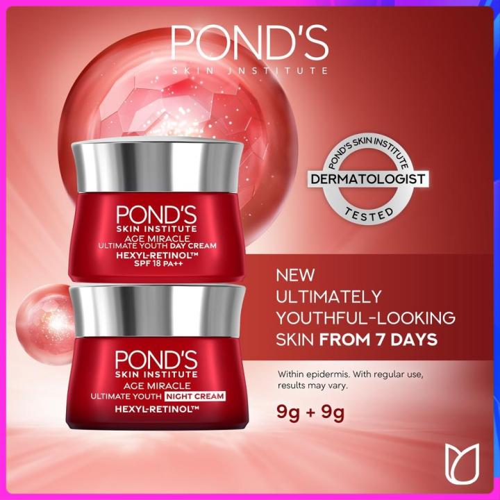 Pond's Age Miracle Day Cream & Night Cream 9 gr | Lazada Indonesia