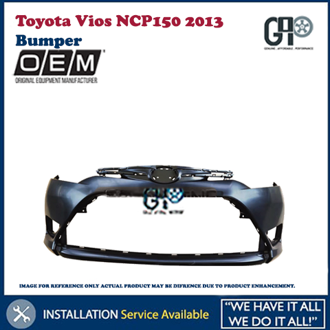 Toyota Vios NCP150 2013 Front Bumper *KELI* *LIMO* PP Plastic Malaysia ...