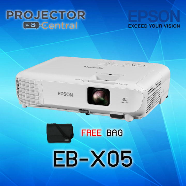 Epson EB-X05 LCD Projector (3,300 Ansi Lumens/XGA) เครื่องฉายภาพโปรเจคเตอร์เอปสัน รุ่น EB-X05 ...