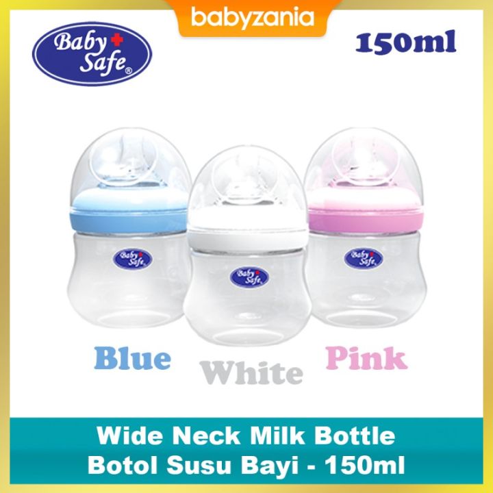 Baby Safe Wide Neck Milk Bottle Botol Susu Bayi WN01 - 150 ml | Lazada ...