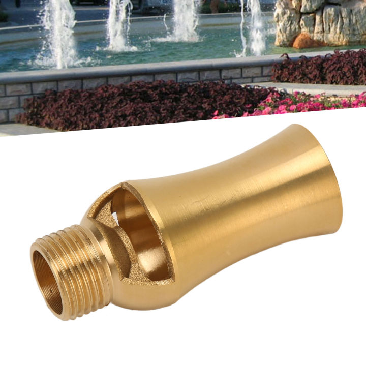 Pond Water Fountain Nozzle Copper Stable Ice Tower Cascade Cedar Spray ...