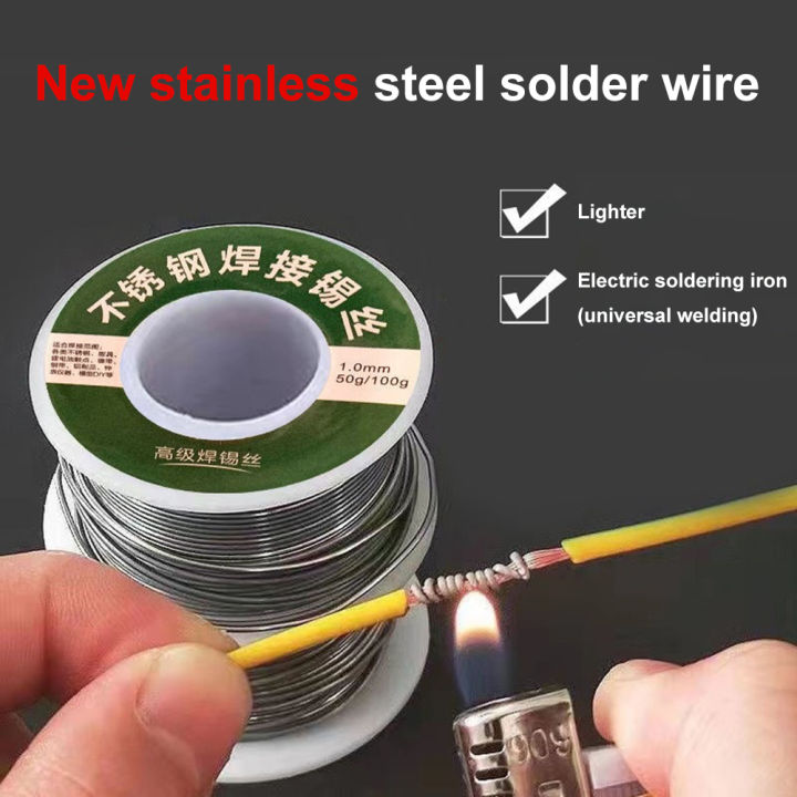 EG【Ready Stock】Disposable Lighter Solder Wire Stainless Steel Welding ...