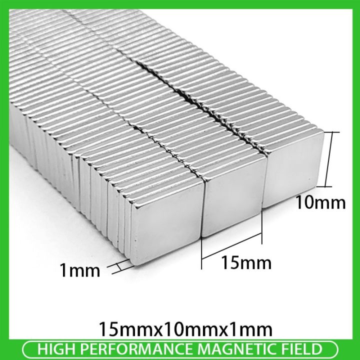 5 200PCS 15x10x1mm N35 Permanent NdFeB Magnet Rare Earth Neodymium ...