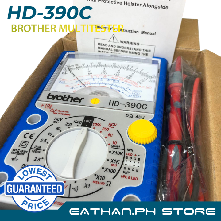 COD Brother Tester HD-390C Analog Multimeter Analog tester Multitester ...