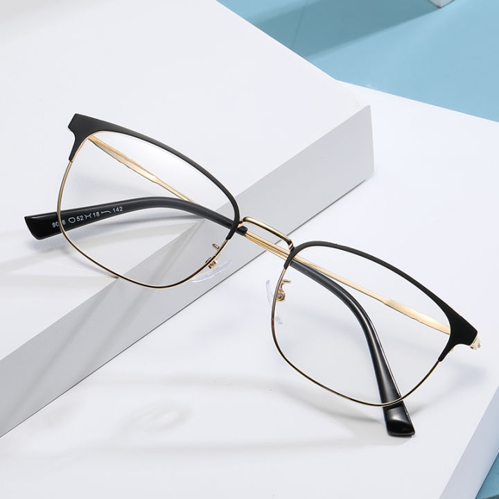 WEKOXO Rectangle Frame Photochromic and Anti Radiation Glasses for ...