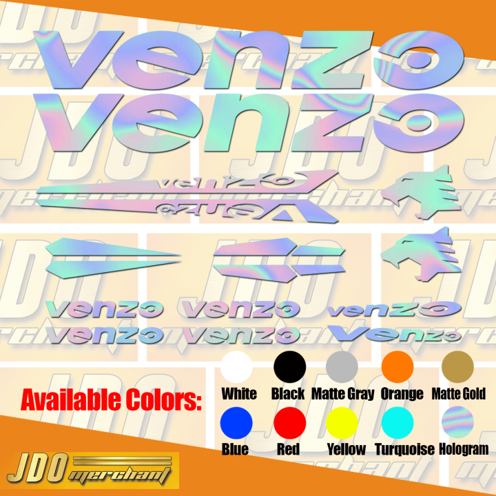 Venzo Bike Sticker Vinyl Decals | Lazada PH