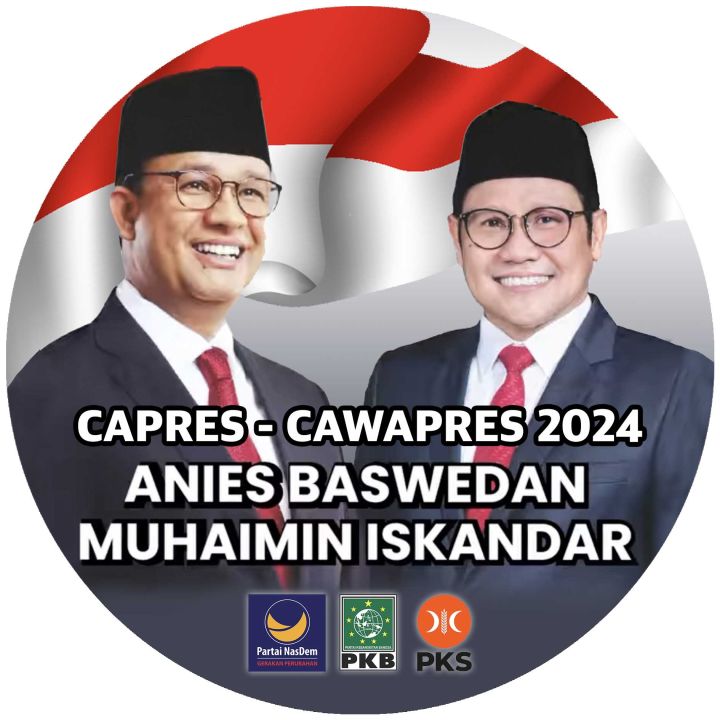 STIKER VINYL PILKADA CAPRES ANIES MUHAIMIN ISKANDAR | Lazada Indonesia
