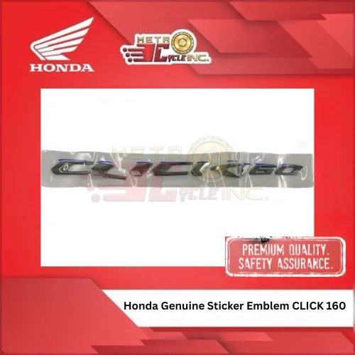 Honda Genuine Sticker Emblem CLICK 160 | Lazada PH