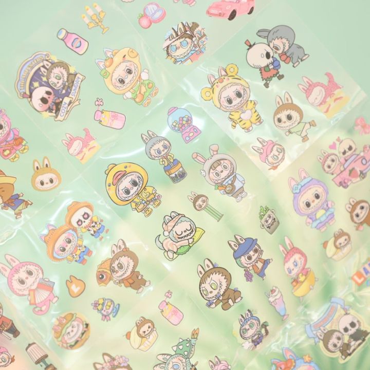 STIKER CRY BABY viral 1 box isi 96pcs mix random / sachet - LABUBU ...