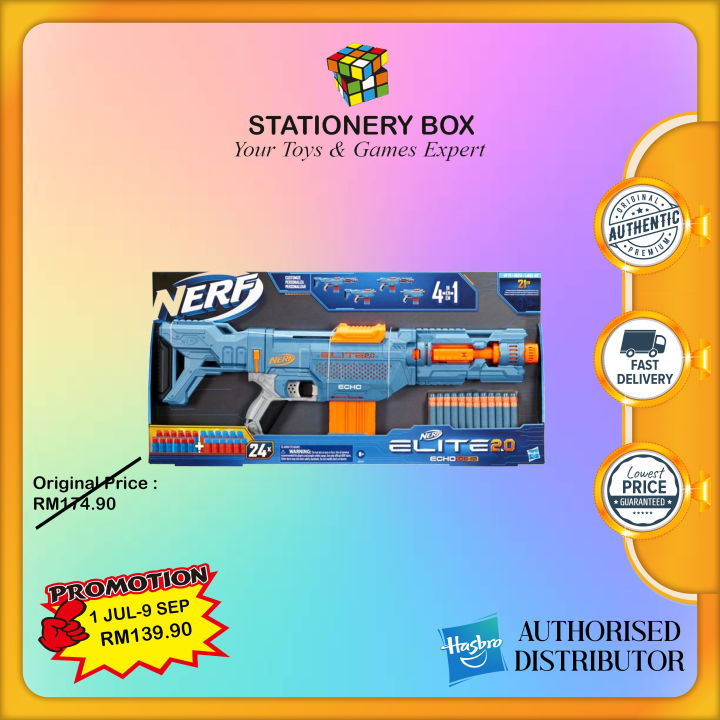 ORIGINAL - Hasbro Nerf Elite 2.0 Echo CS10 ,Kids Toys and Outdoor Games ...