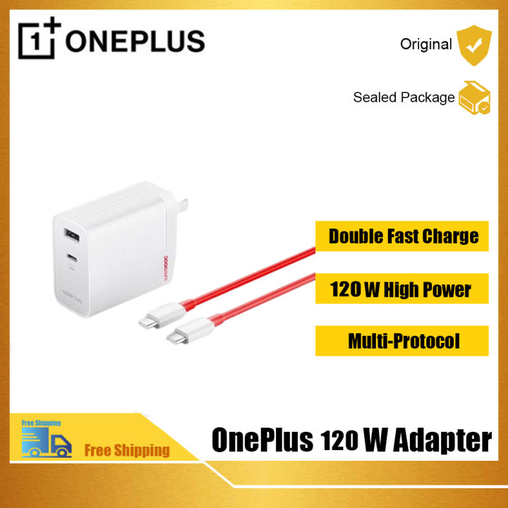 OnePlus 100W/120W Super Fast Charge Adapter SUPERVOOC Fast Charge with ...