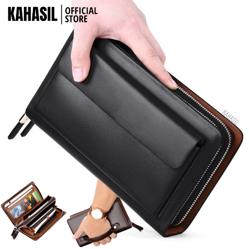 Dompet Wanita Panjang Kulit Asli Original Import Elegan Muat Hp Banyak Ruang Uang Terbaru ...