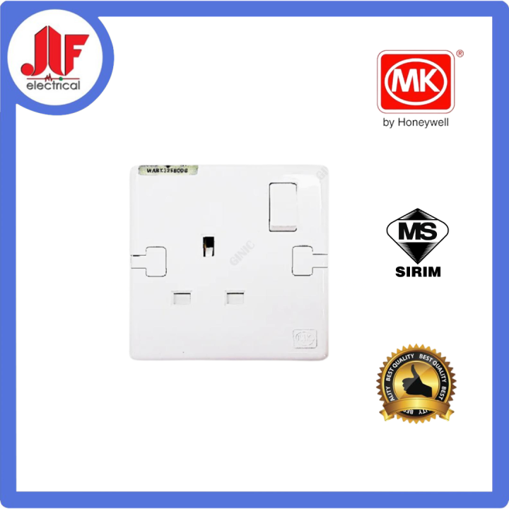 MK ECORE E2757 13A 1GANG SWITCH SOCKET | Lazada
