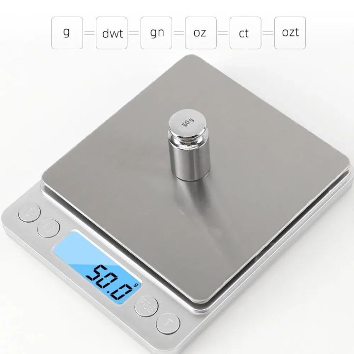 3000g 0.1g Electronic Scale LCD Display Mini Digital Jewelry 3kg ...
