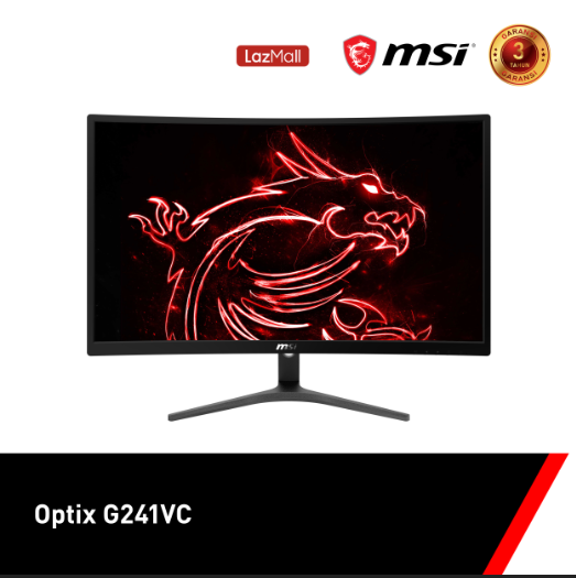 MSI GAMING MONITOR OPTIX G241VC MONITOR [1080p, 75Hz] | Lazada Indonesia