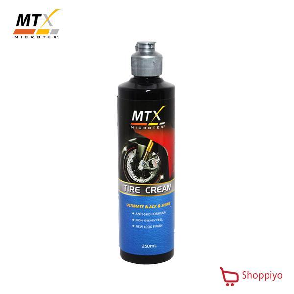 Microtex Bike Tire Cream 250ml (Ultimate Black & Shine, MTX Motorcycle ...