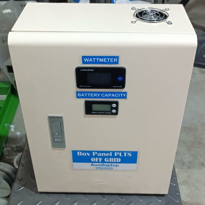 box panel offgrid 1000w MPPT 60A solar panel surya cell PLTS 12V/24V ...