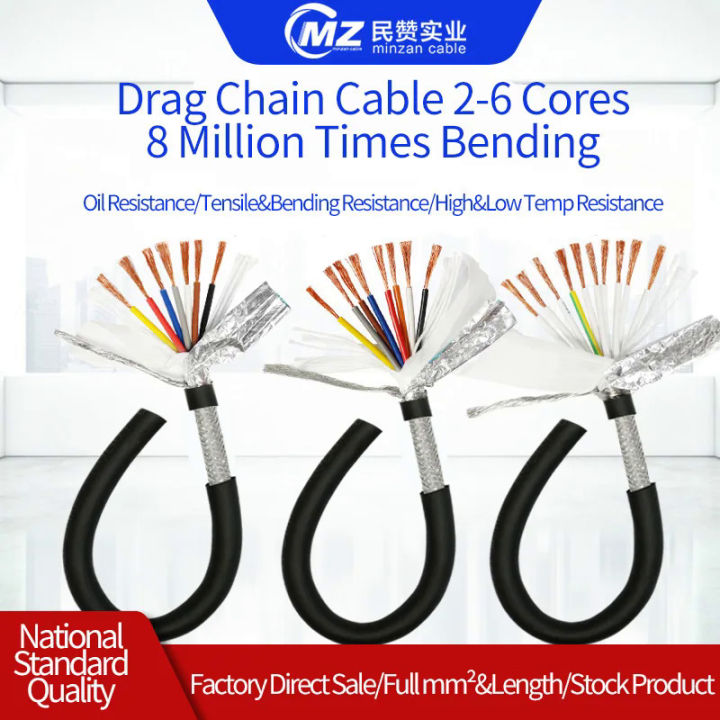 TRVVP Shielded CNC Sheathed Cable 24 20 18 17 15 13 AWG 2 3 4 5 6 Core ...
