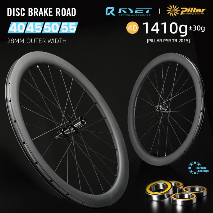 2023 Disc Brake Wheels Road Carbon Wheels Disc 700c Road Bike Wheel Set ...