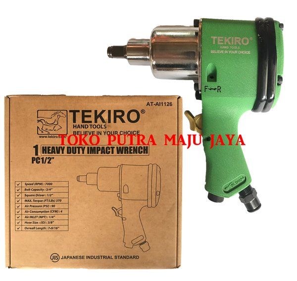 HEAVY DUTY AIR IMPACT WRENCH 1.2 TEKIRO ALAT MESIN BOR ANGIN KOMPRESOR | Lazada Indonesia