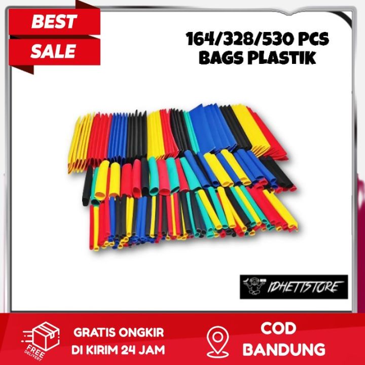 OTTO Isolasi Kabel Bakar Polyolefin Isi 164"328"530 Pcs/Heat Shrink ...