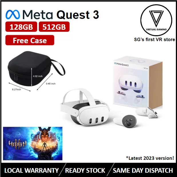 Meta Quest 3 Breakthrough Mixed Reality VR Headset (128GB & 512GB) with ...