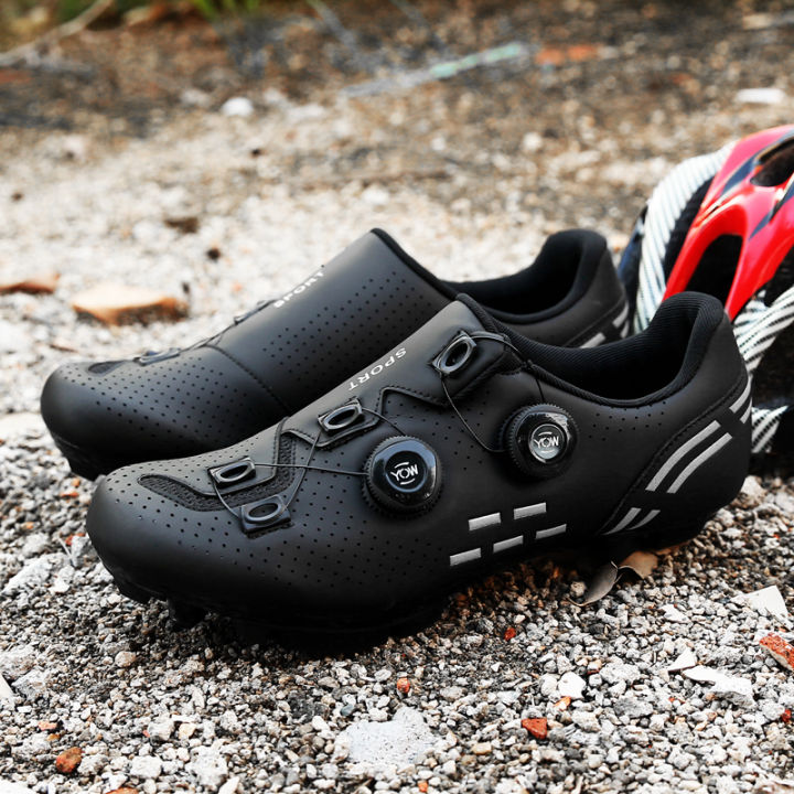 Bike Shoes Non-lock Men Non Cleats Cycling Shoes Speed Road Biking ...
