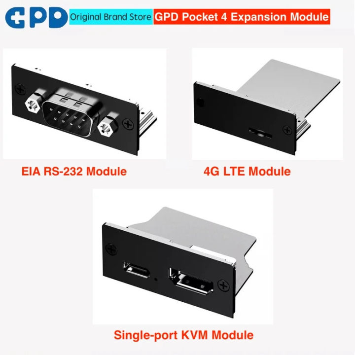 Expansion Module 4G LTE / Single-Port KVM / RS-232 Interface Swappable ...