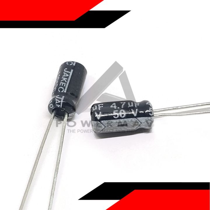 2pcs original 4.7uf 50v capacitor New Aluminum Electrolytic Capacitors ...