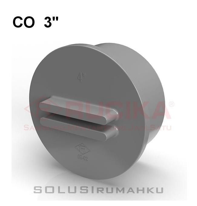 Clean Out CO Rucika D 3 Lubang Pembuangan Plug Oring Karet 3 Inch ...