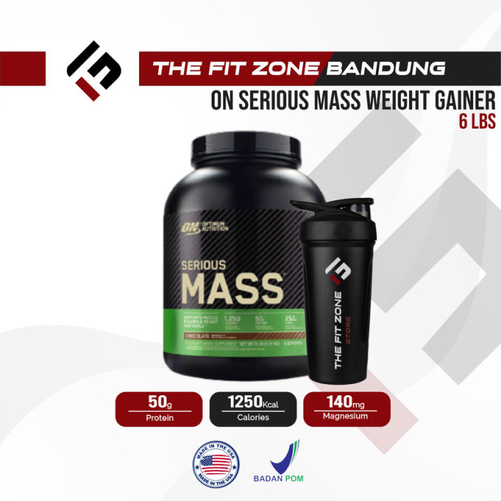 ON Serious Mass 6 Lbs Gainer Optimum Nutrition Weight Gainer 6lbs ...
