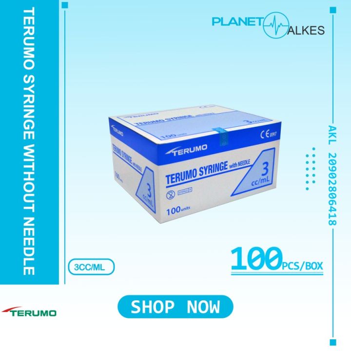Spuit 3cc Syringe 3ml TERUMO Syringe 3ml with needle | Lazada Indonesia