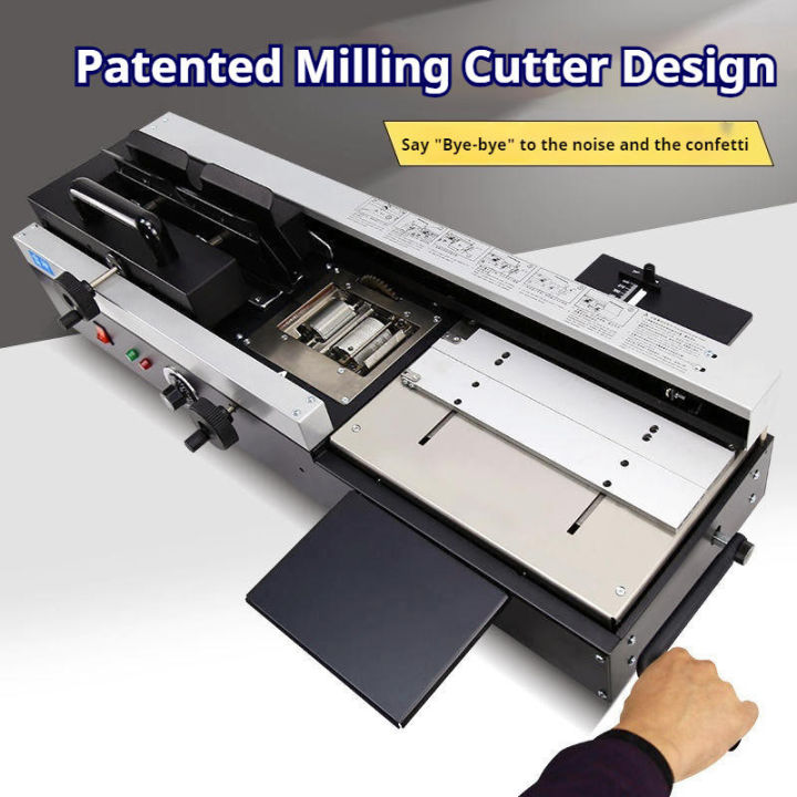 A4 adhesive binding machine, wireless desktop hot melt adhesive granule ...