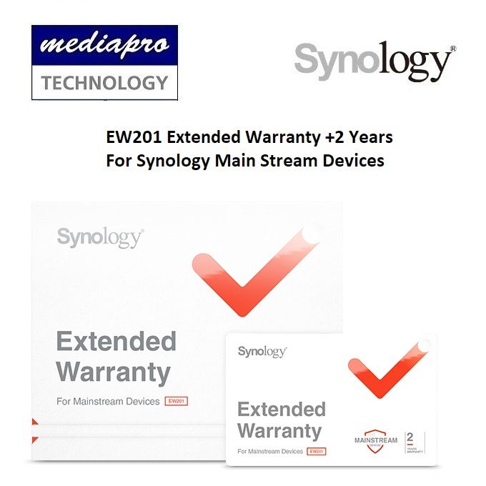 Synology EW201 VIRTUAL Extended Warranty +2 Years For Synology ...
