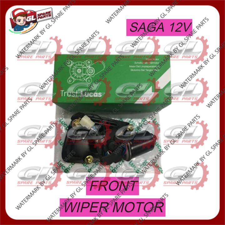 PROTON SAGA 12V ISWARA FRONT WIPER MOTOR (LUCAS) | Lazada