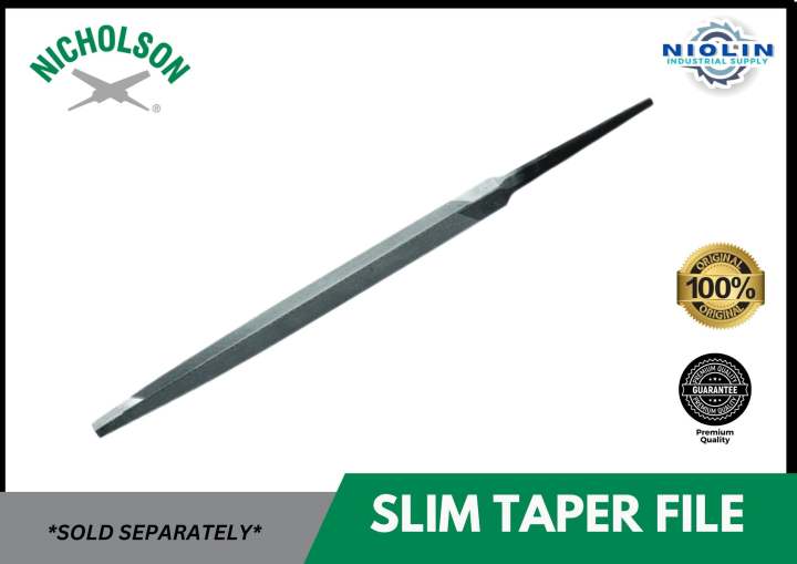 Original NICHOLSON Slim Taper File | Lazada PH
