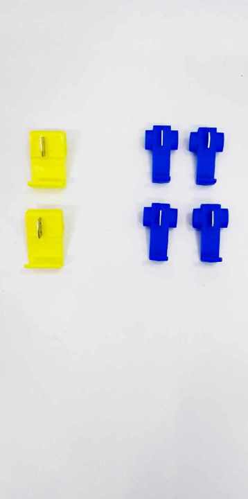 WIRE TERMINAL CONNECTOR BLOCK 1 TO 2 CRIMP SPLITTER CLIP wayar ...