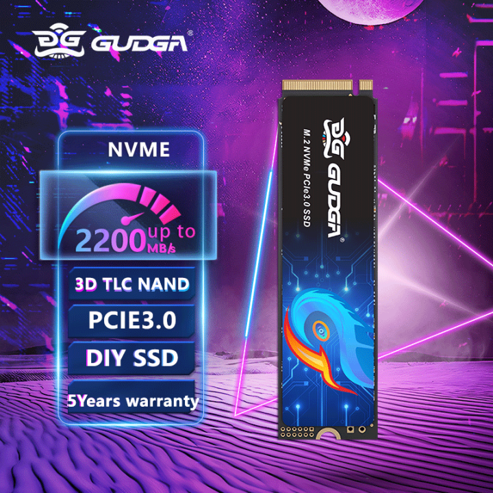 GUDGA SSD M2 NVME 128gb 256gb 512gb 1TB PCIe 3.0 M Key Gen3*4 Internal Solid State Hard Drive ...