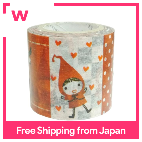 Seal-do Shinzi Katoh Wide Masking Tape red hood pochon ks-mt-11006 | Lazada