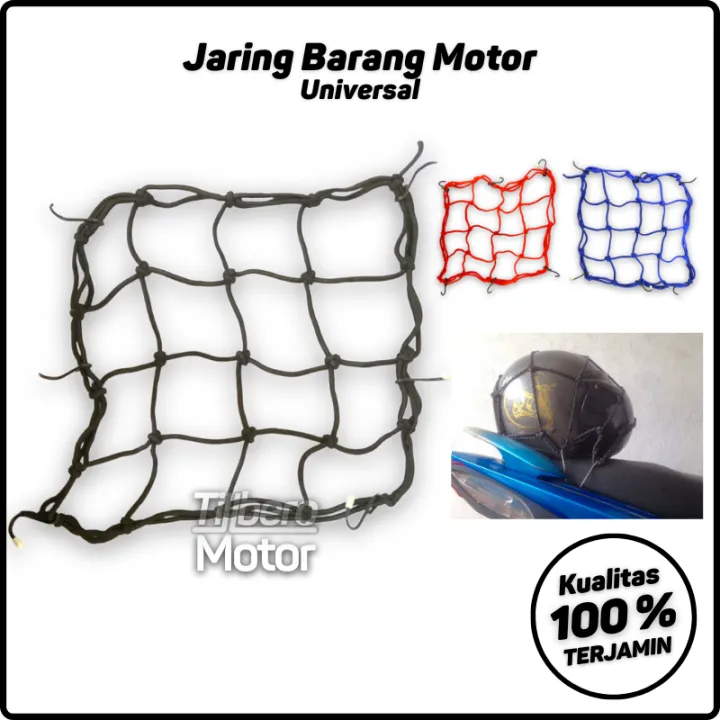 Jaring Helm Barang Motor Universal Karet Tebal | Lazada Indonesia
