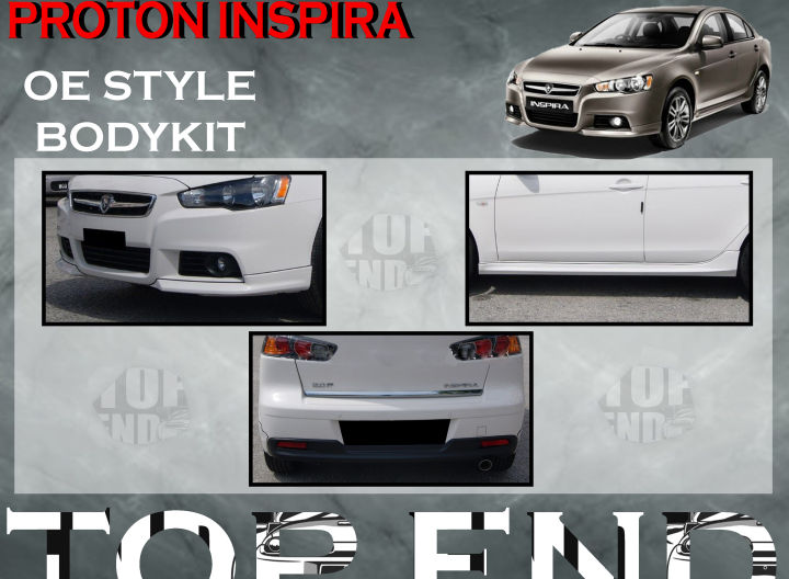 PROTON INSPIRA OEM LOOK BODYKIT BUMPER SKIRT LIP INSPIRA OE FRONT SKIRT ...