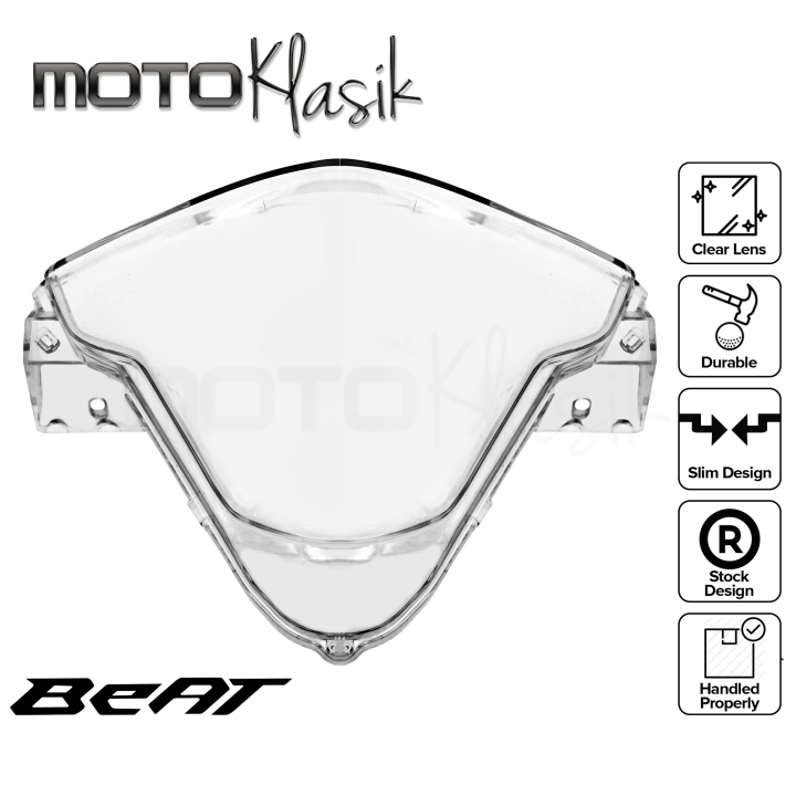 MOKOTO HONDA BEAT CARB SPEEDOMETER OEM LENS / GAUGE DASHBOARD LENS FOR ...