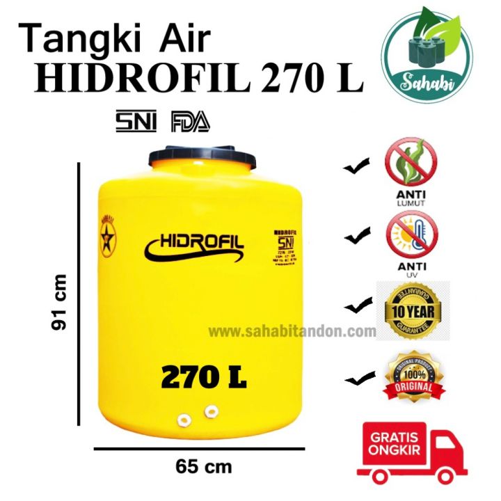 Tandon Air/Tangki Air/Toren Air Murah Hidrofil 200 Liter Invoice ...