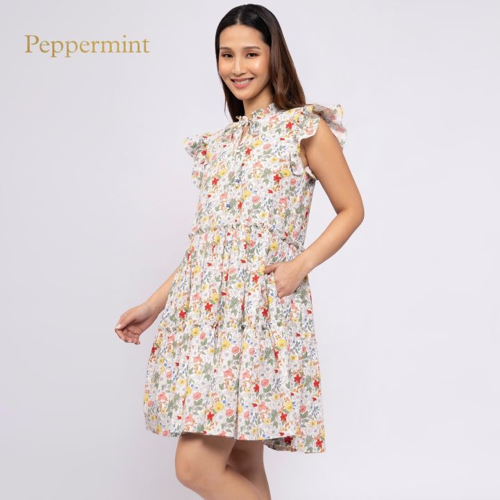Peppermint Woman Kanji Dress (Red/Yellow/Pink) | Lazada PH