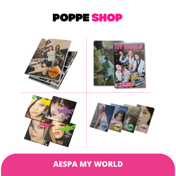 [POPPESHOP ONHAND] AESPA 3RD MINI ALBUM - MY WORLD | Lazada PH