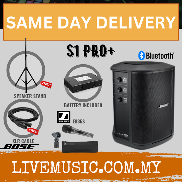 Bose S1 Pro+ Multi-Position PA System With Speaker Stand ( S1Pro / S1 ...